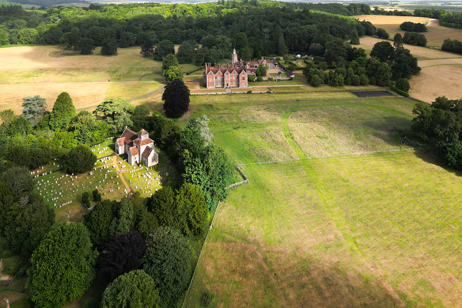 Breamore Historic Landscape Digital Print – Andy Marshall